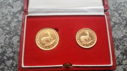 Gold & Bullion Coins - 1975 Gold R1 And R2 With Box Very Rare Massive Bargain starting at R1 ...