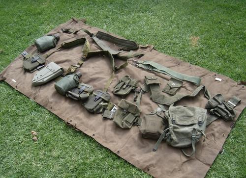Kit Us Vietnam Era Alice Webbing And Later Alice Webbing Was Sold For R100000 On 15 Mar At