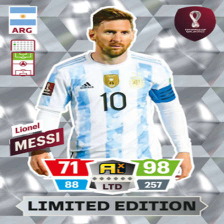 Trading Cards - LIONEL MESSI - PANINI `FIFA WORLD CUP 2022` QATAR ...