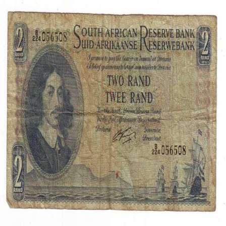 Other South African Bank Notes - OLD SOUTH AFRICAN 2 RAND BANK NOTE was ...