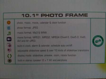 Digital Photo Frames - 10.1" LOGIK DIGITAL PHOTO FRAME - LIKE NEW! was ...