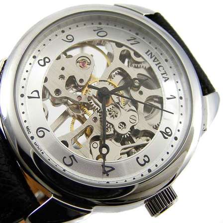 Men's Watches - INVICTA SKELETON 17 JEWEL MECHANICAL MASTERPIECE was ...