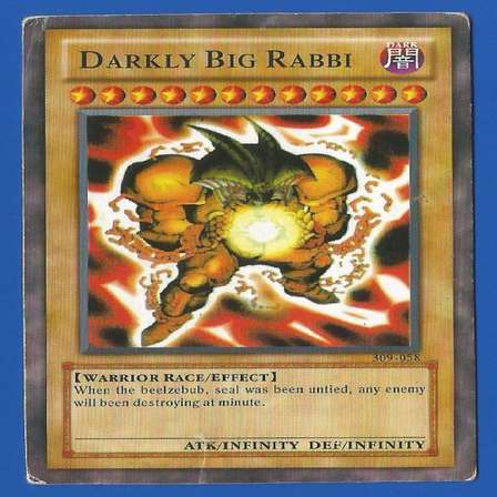Trading Cards - YU-GI-OH Trading Card Game-Konami-Darkly Big Rabbi-ATK ...