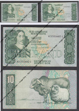 GPC de Kock - Republic of South Africa: Two Jan van Riebeeck R10 ...