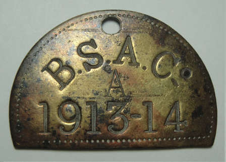 Tokens - British South Africa Company (BSA Co) Hut Tax Token: 1913-1914 ...