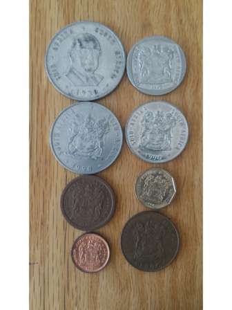 Other Republic of South Africa Coins - (1990 Coat of Arms and PW Botha ...