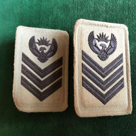South African Army - SANDF RANK INSIGNIA PAIR FOR STAFF SERGEANT-EACH ...