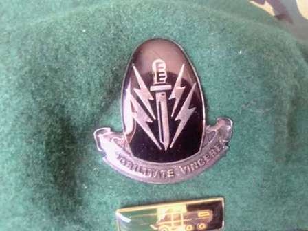 South African Army - SADF 61 MECH BERET WITH CAP BADGE AND BALKIE was ...