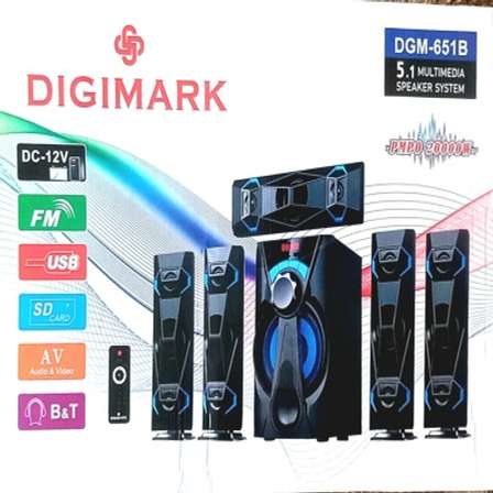 Home Theatre Systems - Digimark 5.1 CH Multimedia speaker system was sold for R949.00 on 30 Mar ...