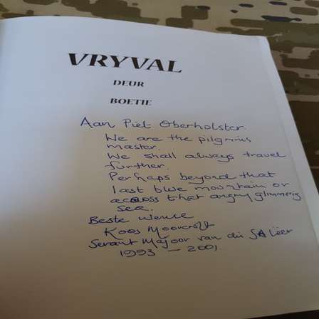 Books - scarce 1st edition signed & dedicated book - Vryval - authored ...