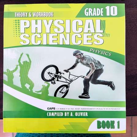 Science - Physical Science Gr 10 Book 1 Physics was listed for R90.00 ...