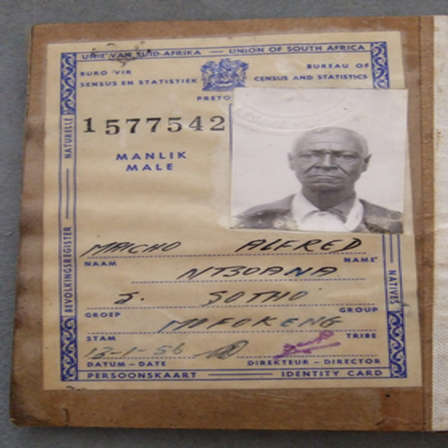 Other Africana - Apartheid South African "Dompas" Reference Book to S ...