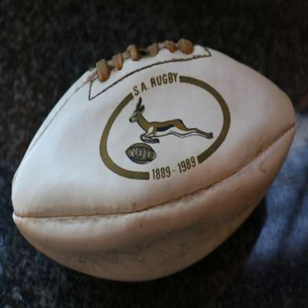 Balls - Super Springbok Rugby Ball - (White Mini Ball) was sold for ...