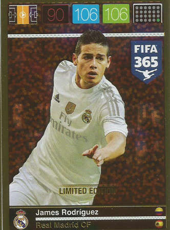 Trading Cards - JAMES RODRIGUEZ - PANINI FIFA 365 - "LIMITED EDITION ...