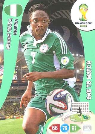 Trading Cards - AHMED MUSA - FIFA WORLD CUP 2014 - PANINI ADRENALYN XL ...
