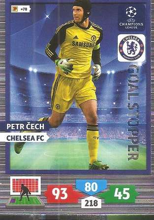 Trading Cards - PETR CECH (Chelsea) - PANINI `CHAMPIONS LEAGUE 2013/14 ...