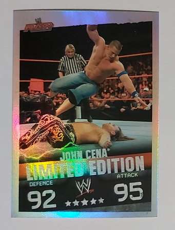 Trading Cards - JOHN CENA - TOPPS `SLAM ATTAX EVOLUTION` 2009/10 - FOIL ...