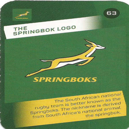 Trading Cards - SPRINGBOK LOGO - 2019 Pick n Pay Rugby World Cup ...