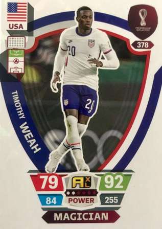 Trading Cards - TIMOTHY WEAH - PANINI `FIFA WORLD CUP 2022` QATAR ...