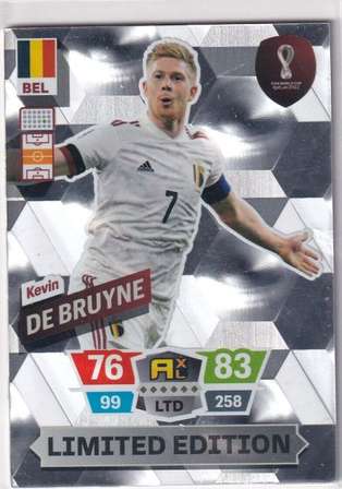Trading Cards - KEVIN DE BRUYNE - PANINI `FIFA WORLD CUP 2022` QATAR ...