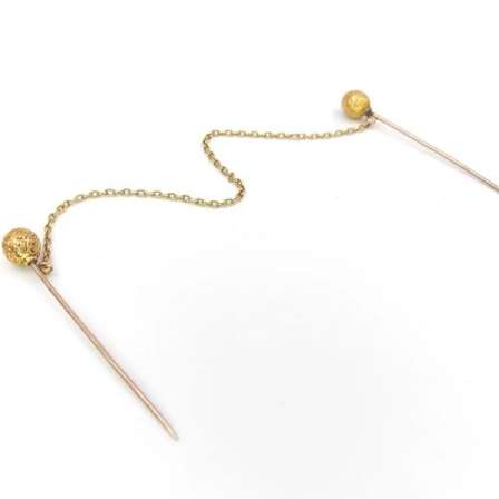 Adult Costumes - Victorian 9ct gold ornate cloak/cape pins for sale in ...