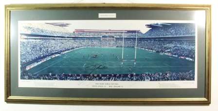 Prints - 1995 Rugby World Cup Poster - Signed by Kitch Christie ...