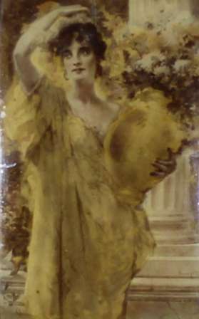 Prints - Conrad Kiesel - Crystoleum - Victorian Lady - A beautiful ...