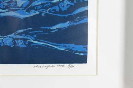 Limited Editioned Prints - Chris Spies - Blue abstract - Vir Siki - A ...