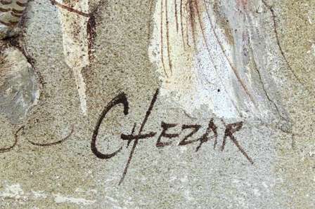 Unknown Artist - Chezar - Street Scene - A beautiful oil painting ...