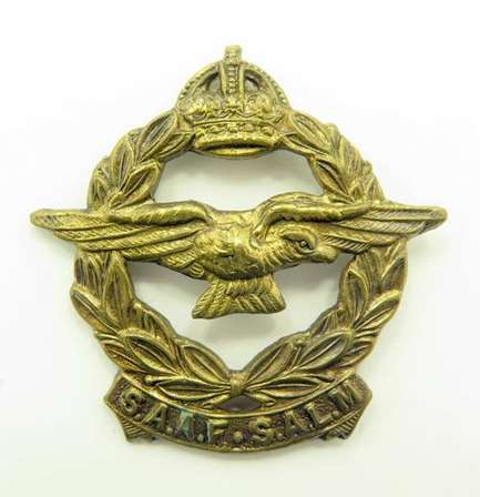 Other Badges & Insignia - SAAF Cape Badge (with lugs) was sold for R21 ...