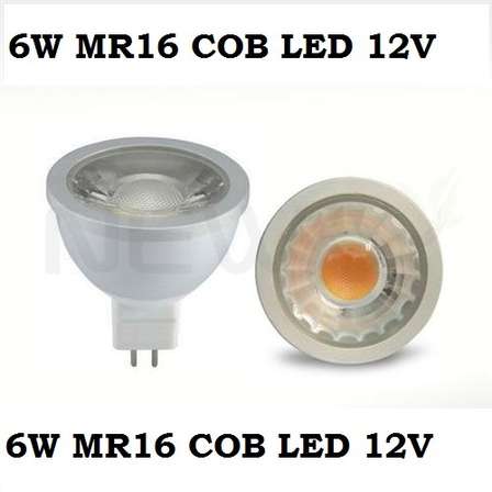 Light Bulbs - LED Light Bulbs: Warm White 6W MR16 12V Downlights. Wide ...