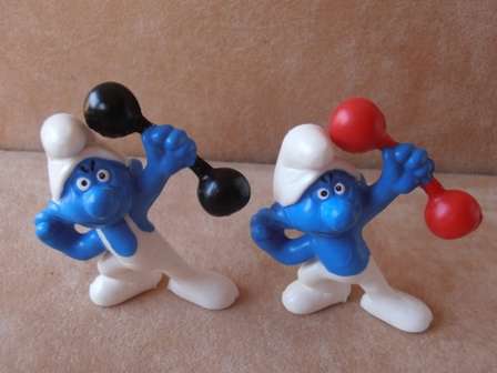 Classic Toys - ***FAKE SMURFS*** 2x Hefty Smurfs, very collectible ...