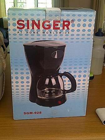 Coffee, Tea & Hot Drinks - Singer Coffee Maker, new! No Reserve! was ...