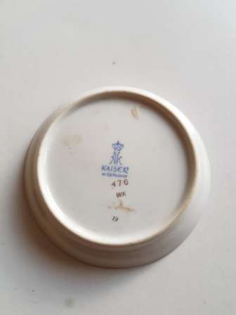 German Porcelain - Miniature Porcelain Plate, Kaiser, W. Germany was ...