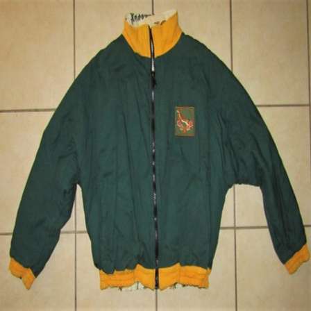 Sporting Memorabilia - 90`s Springbok Rugby Tracksuit Jacket was sold ...