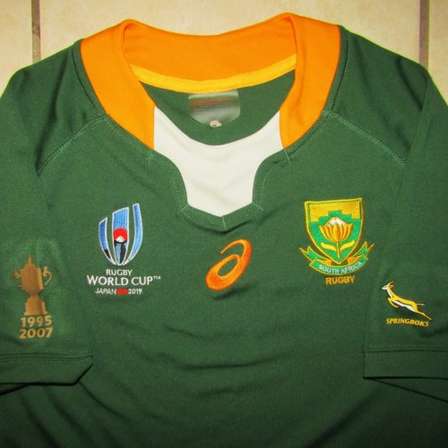 Sporting Memorabilia - 2019 World Cup Springbok Rugby Jersey - XL Size ...
