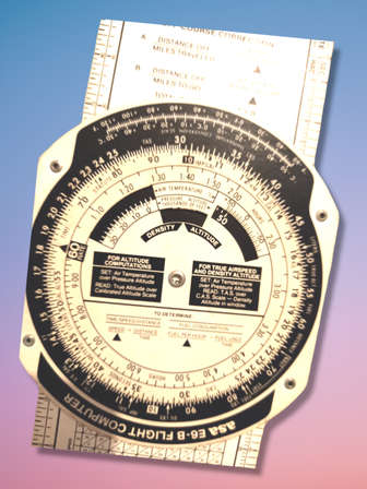 Flight - Jeppesen Metal CSG-8A Flight Computer plus ASA E6-B card ...