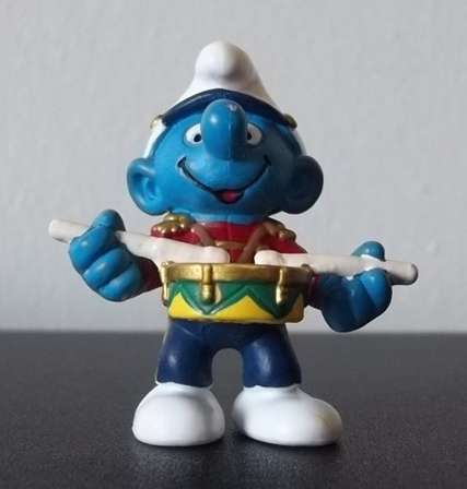 Other Collectable Toys - Original Vintage SNARE DRUM SMURF !!! RARE ...