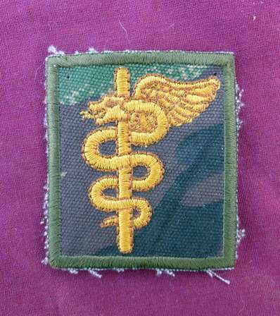 South African Army - SA MEDICAL SERVICES OPS MEDIC CLOTH BREAST BADGE ...