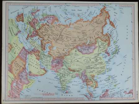 Maps - 1961 Map of Eurasia USSR and Australia, Excellent condition ...