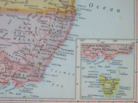 Maps - 1961 Map of Eurasia USSR and Australia, Excellent condition ...