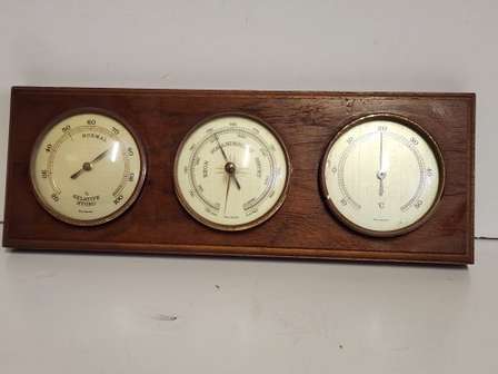 Barometers & Thermometers - VINTAGE MADE IN WEST GERMANY BAROMETER ...