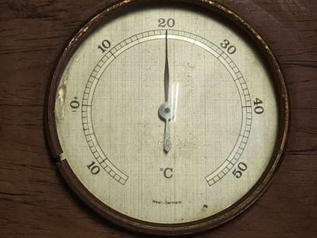 Barometers & Thermometers - VINTAGE MADE IN WEST GERMANY BAROMETER ...
