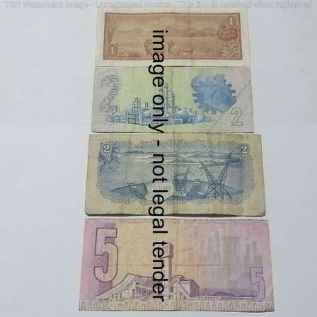 Other South African Bank Notes - Lot of 6 different old South Africa ...
