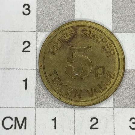 Tokens - Peter Simper 5 pence token was listed for R100.00 on 19 Aug at ...
