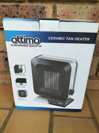 Heaters - Ottimo Ceramic Fan Heater in Box. Never Used was sold for ...
