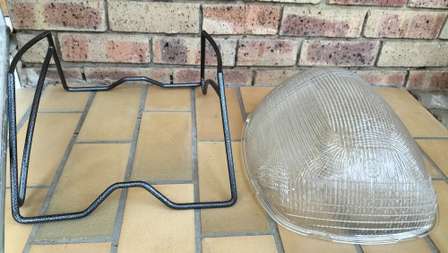 Bowls & Dishes - MAGNIFICENT One of a Kind MASSIVE Street Light Cover ...