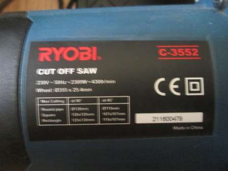 Other Power Tools - RYOBI CUT OFF SAW MACHINE FOR STEEL for sale in ...