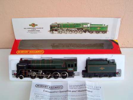 Railway - Hornby - Evening Star Locomotive No92220- HO/OO was sold for ...
