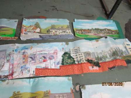 Scenery - HO SCALE: PECO BACKDROP SCENERY SHEETS was sold for R50.00 on ...